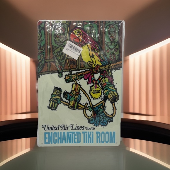 Wall Decor | Tin Metal Sign Art Enchanted Tiki Room United Air Lines ...